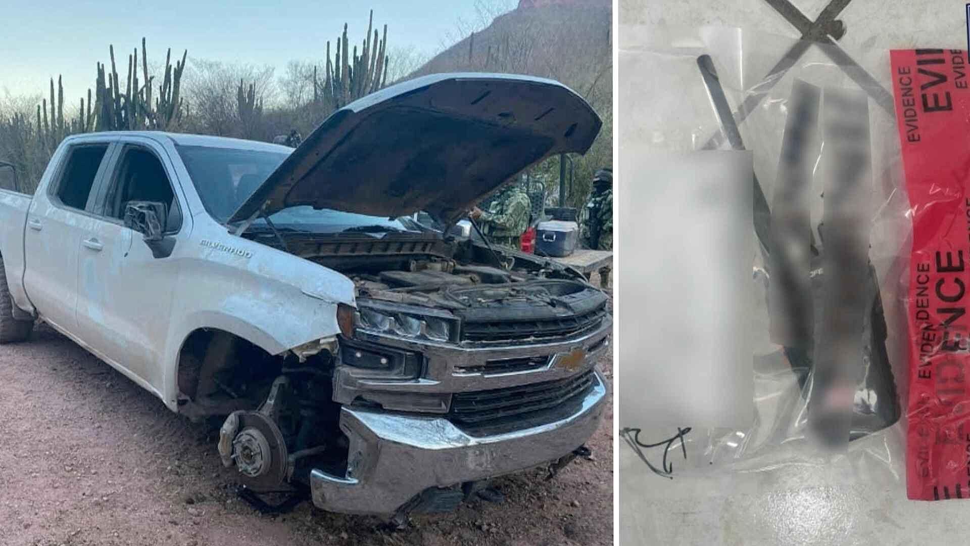 Aseguran Armas y Droga en Vehículo Abandonado en Moris, Chihuahua