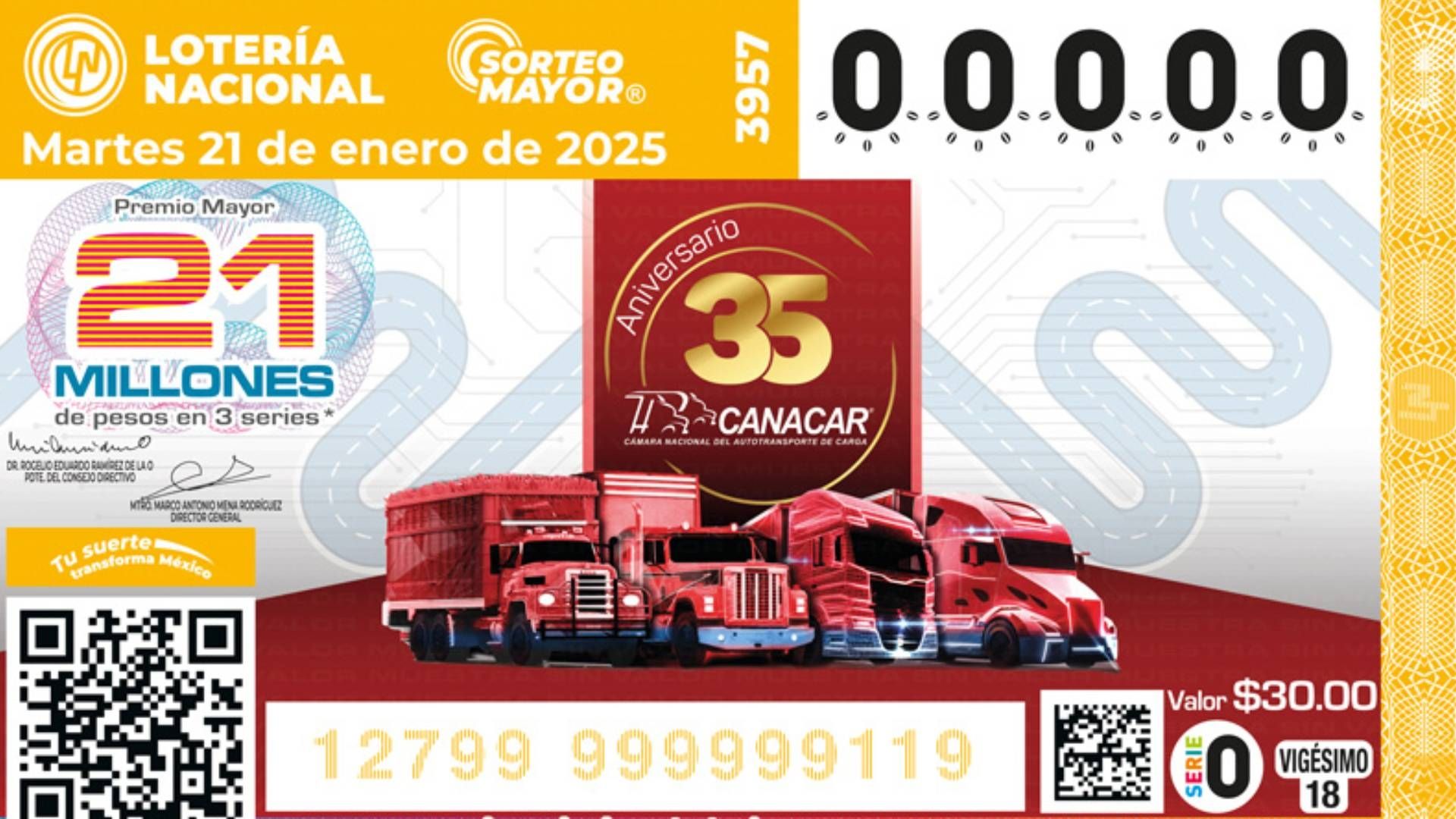 Resultados Lotería Nacional 21 de Enero 2025: Número Premiado en Sorteo ...