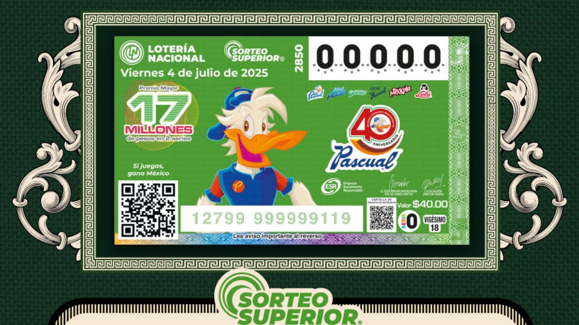 Premio Mayor Lotería Nacional 4 de Julio 2025: Resultados y Número ...