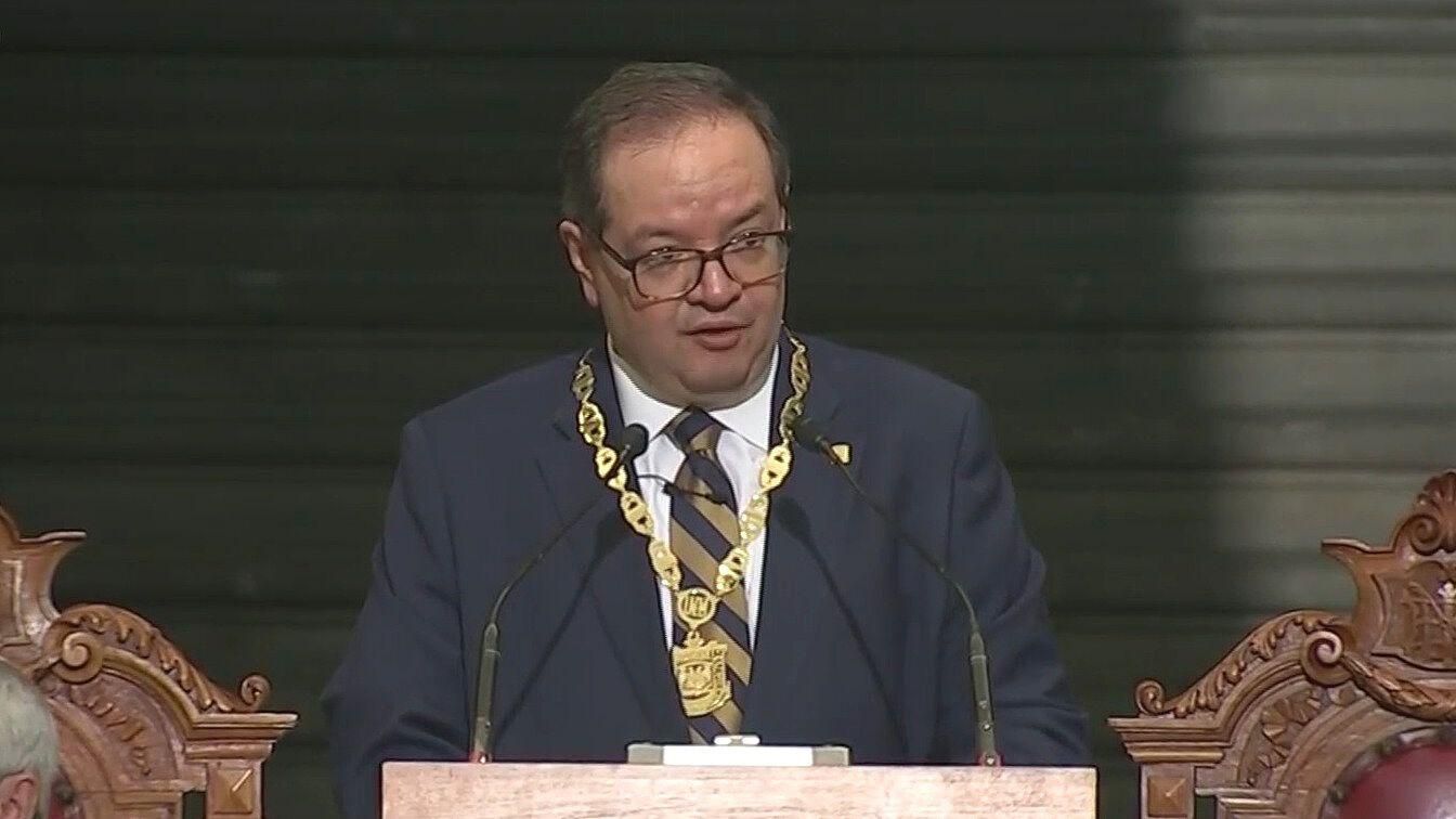 Leonardo Lomelí Ofrece Primer Discurso como Rector de la UNAM
