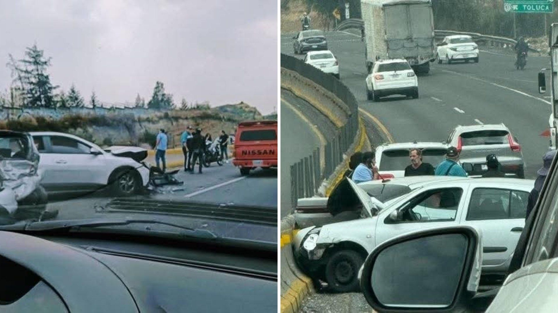 ¿Qué Pasó en la Chamapa-Lechería Hoy? Fuerte Carambola Provoca Caos en ...
