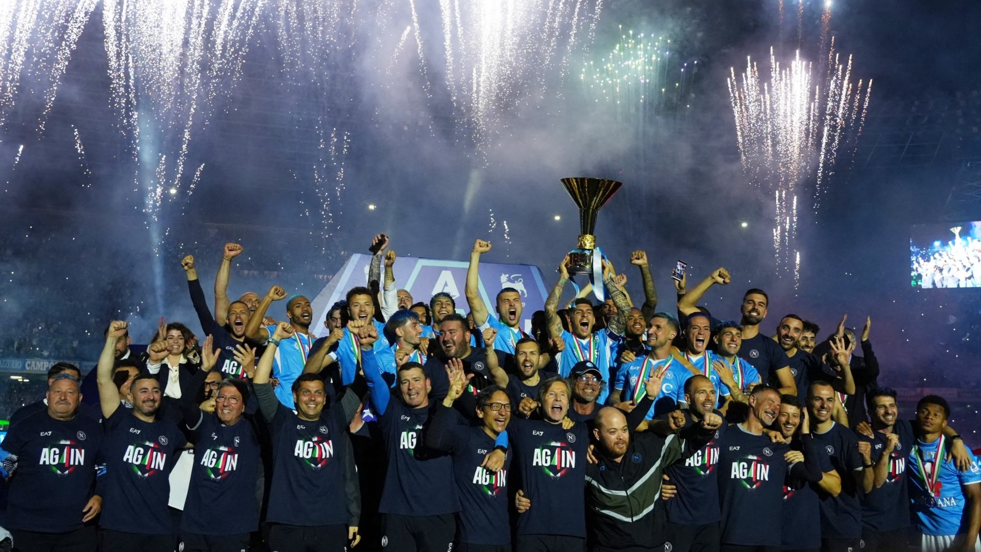 Napoli es Campeón de Italia, Luego de Vencer al Cagliari en la Serie A 2025