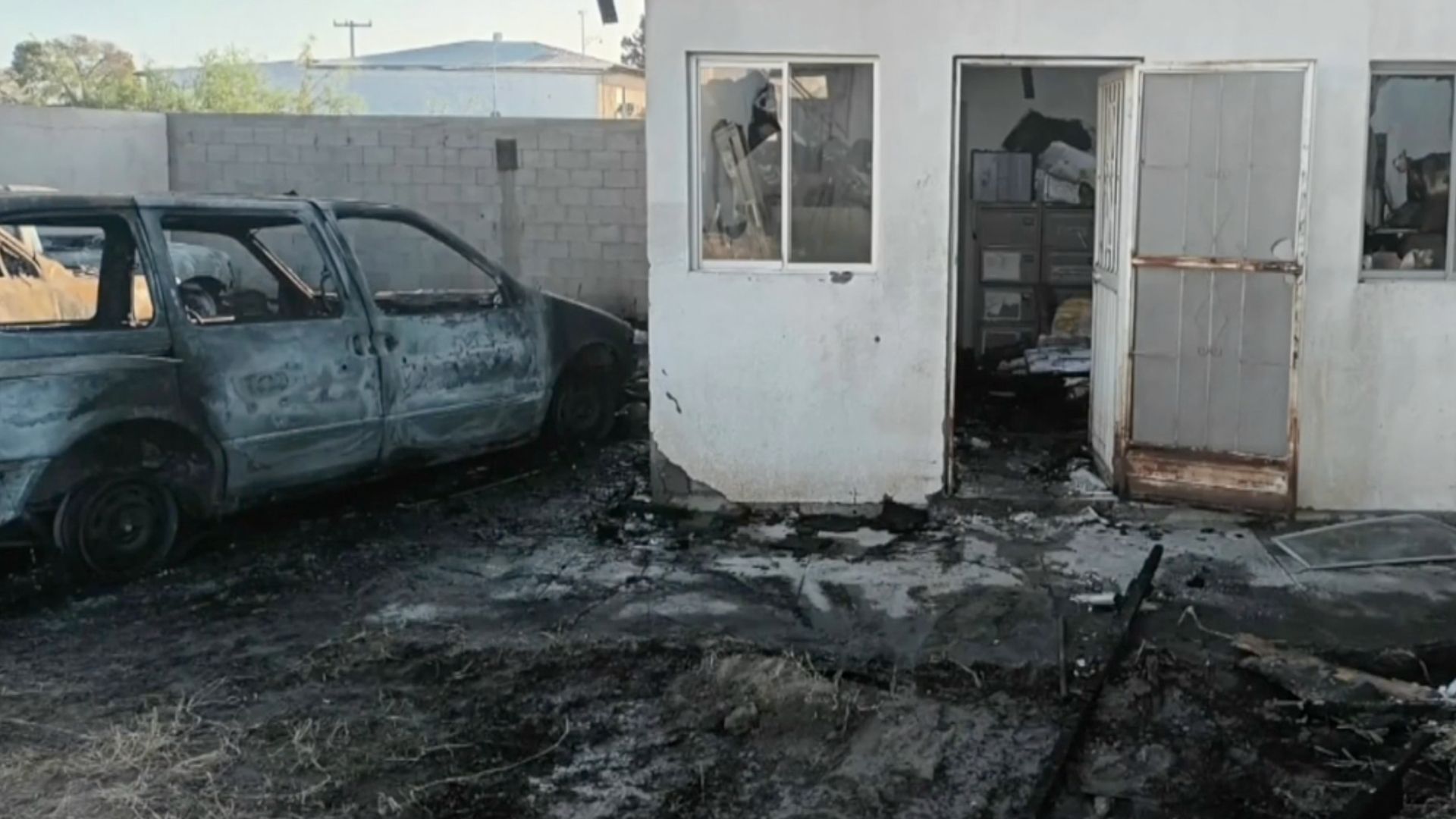 Confirman Incendio Intencional en Fiscalía de Ojinaga