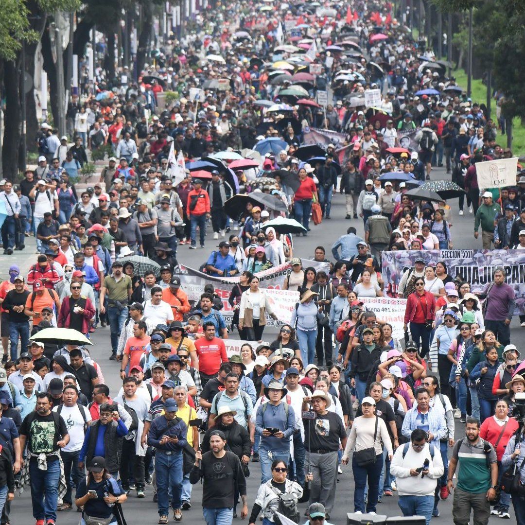 Marcha CNTE en CDMX: ¿Dónde Hay Bloqueos por Manifestación Hoy 19 de ...